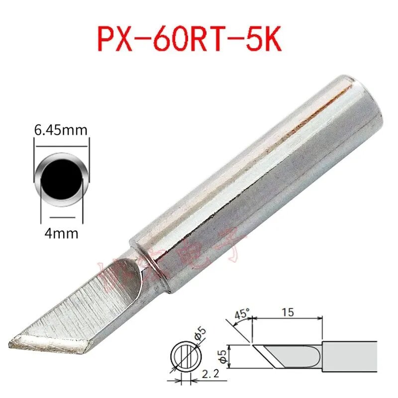 Жало PX-60RT-5K для GOOT PX-501(AS)/601(AS), RX-701(AS) паяльнико.