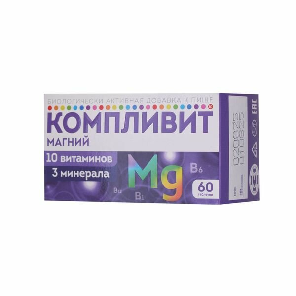 Компливит Магний таблетки 735мг 60шт