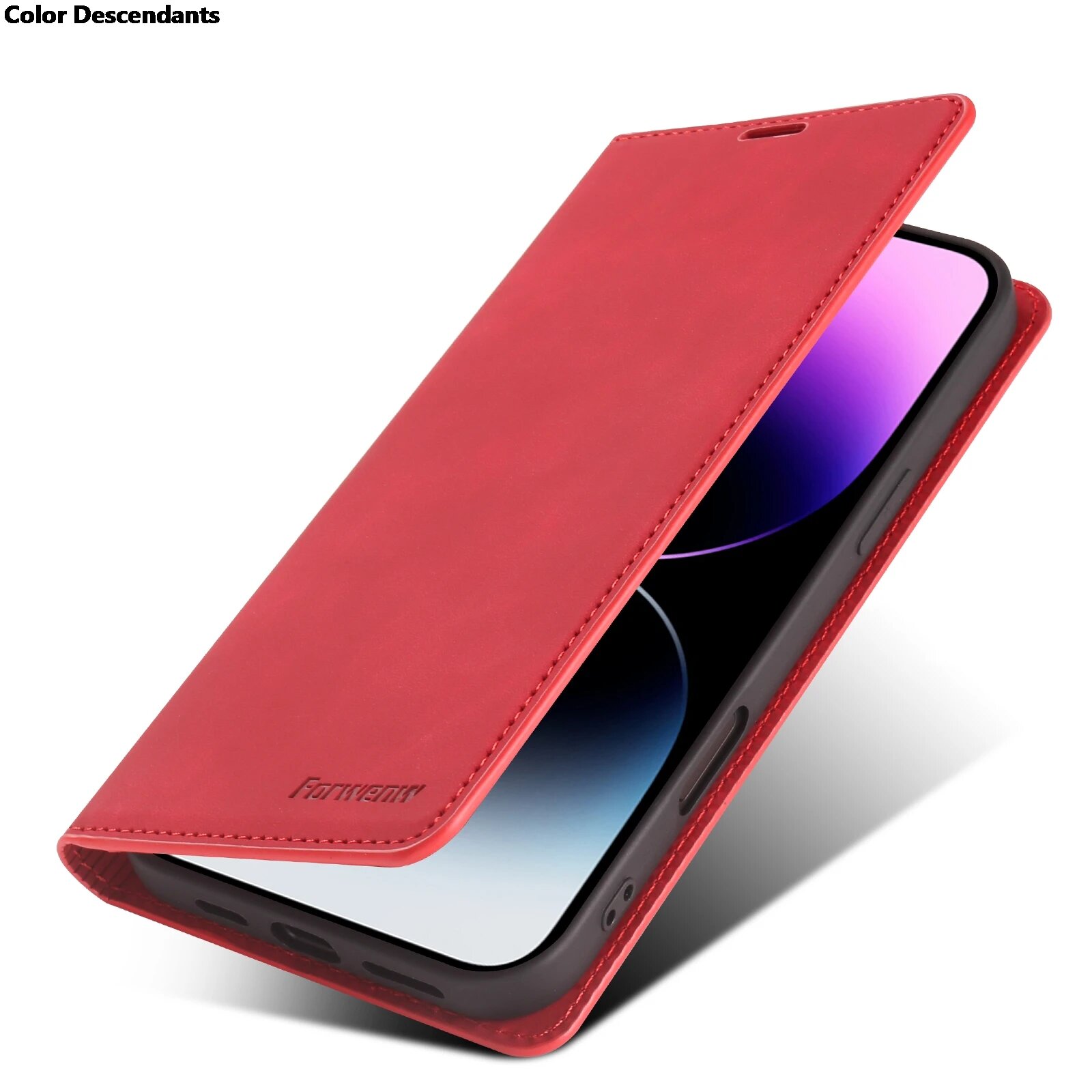 Кожаный флип-чехол в стиле ретро для Xiaomi Poco X3 NFC F3 M3 Pro 5G Красный, red, for Poco X3 Pro