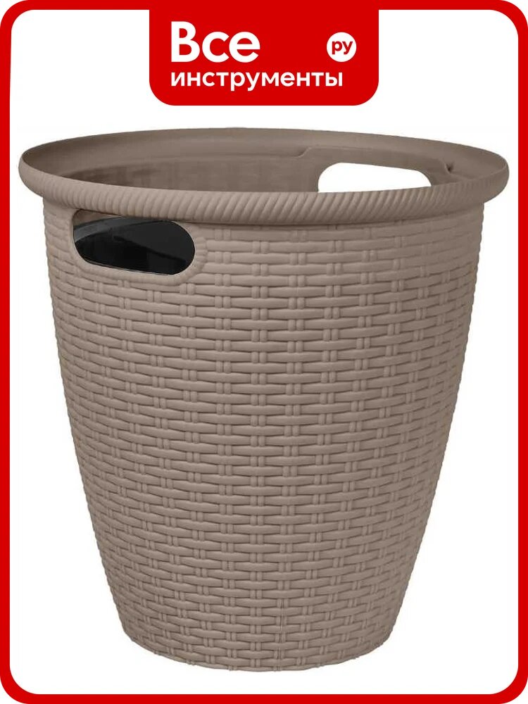 Кашпо напольное Ingreen Rattan, с внутренним горшком, 20 л, французский платан 272733