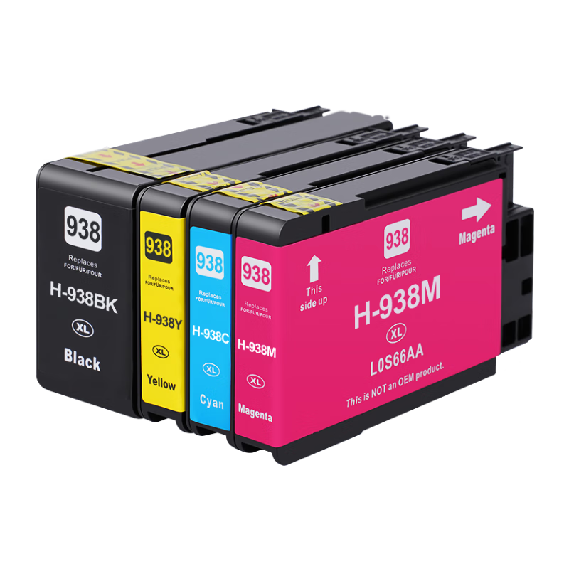 CaiJin 938 4-цветная комплектная картриджная система для HP OfficeJet Pro 9110b 9120 9130 совместимость с HP 9730 9720