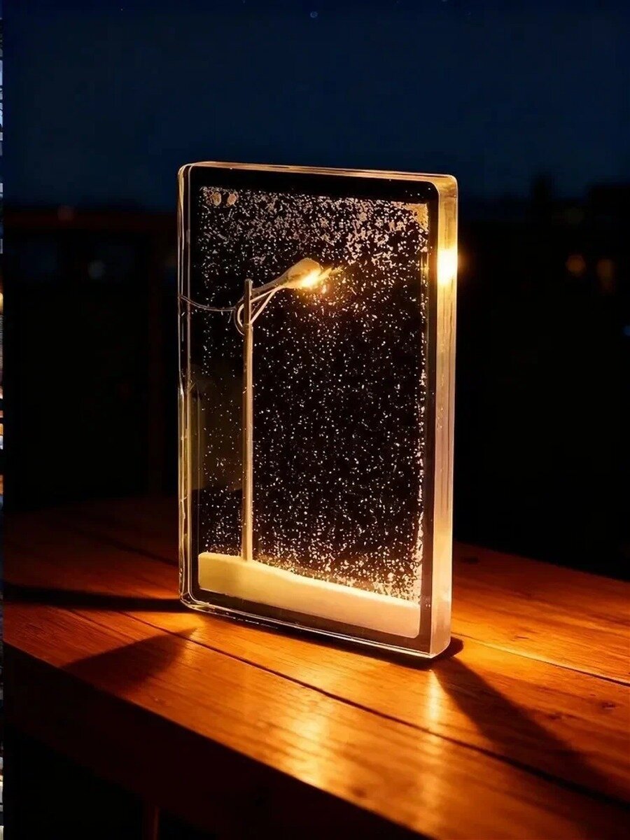 Струящийся Ночной Свет, DIY Снежный ночной свет, подходящий в качестве подарка на День святого Валентина