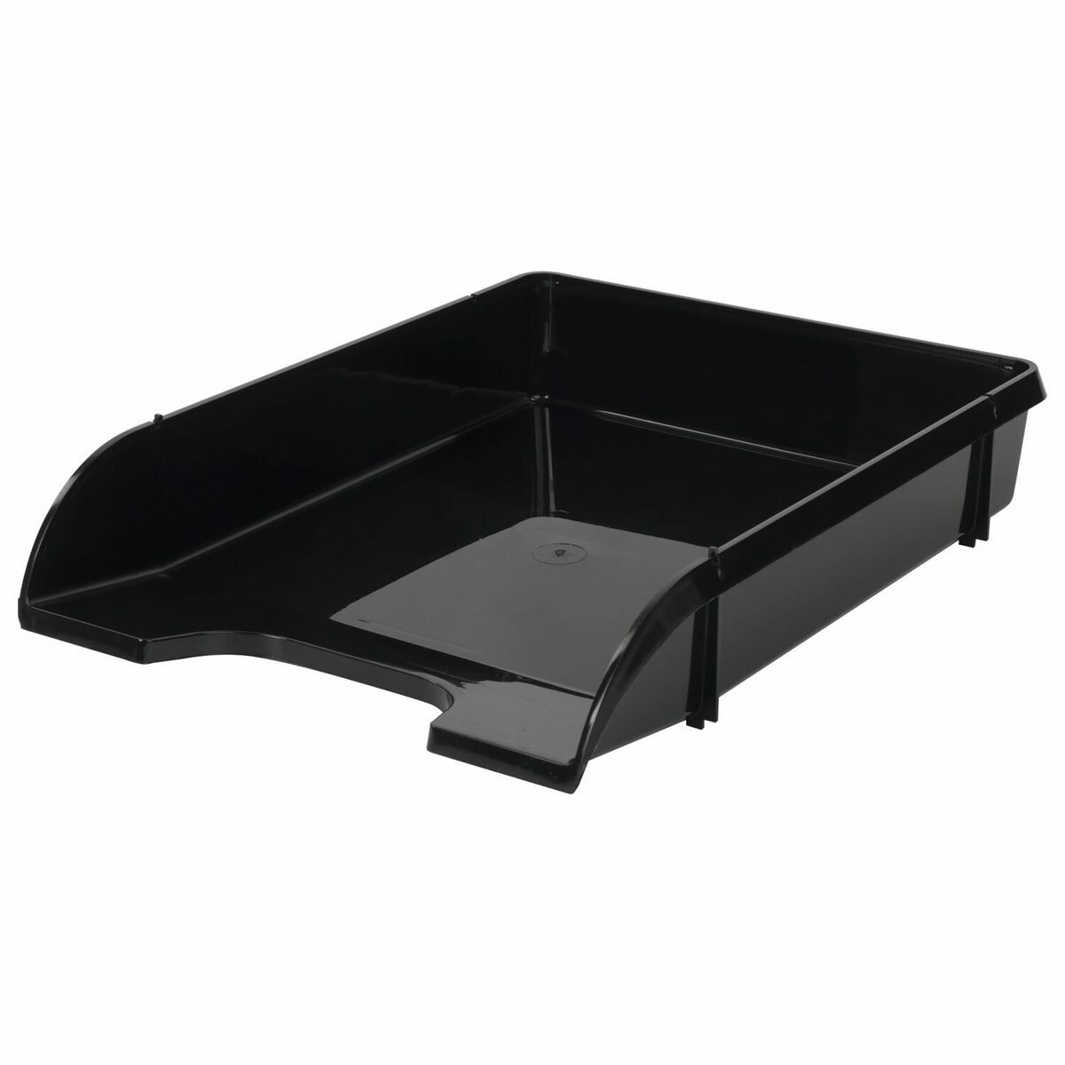 Лоток для бумаг горизонтальный Brauberg Classic, 330х240х62мм, черный (237285)