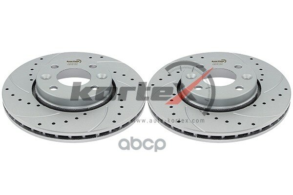Диск торм. LADA VESTA/X-RAY/RENAULT CLIO III/NISSAN NOTE/MICRA K12 05- перед. вент. (d=260mm)(Geomet/ KD-SET510 KORTEX арт. KD.