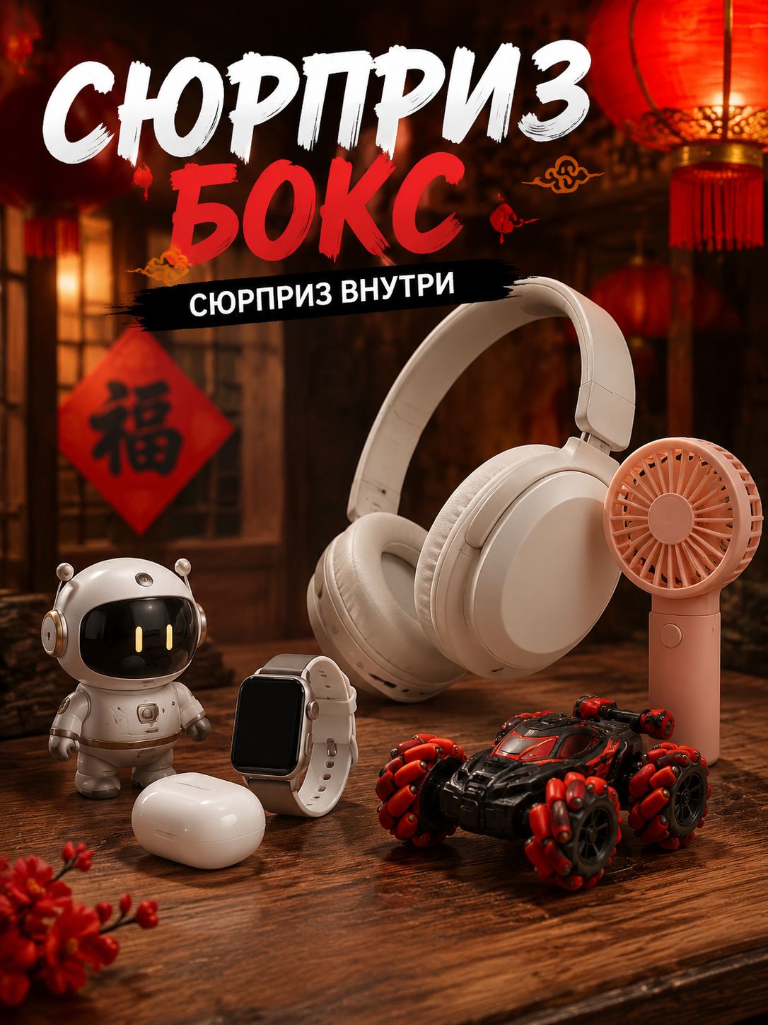Сюрприз-бокс белый Сюрприз-бокс