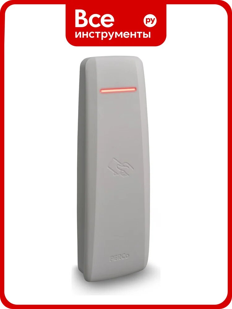 Бесконтактный считыватель PerCo IR19G (HID/EMM, Mifare) (светло-серый) АС5071716
