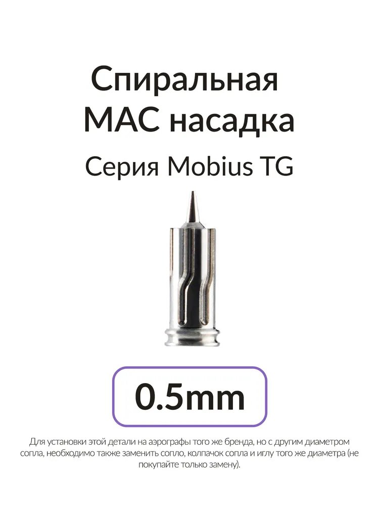 Специальные форсунки серии Mobius для бренда gaahleri, 0,2; 0,3; 0,5