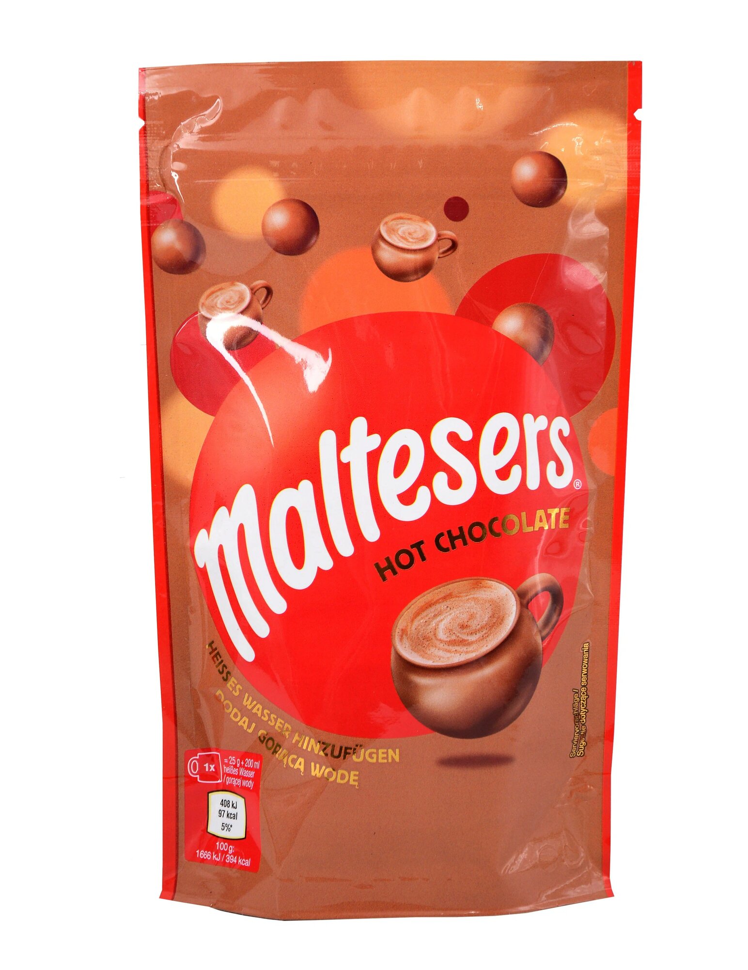 Горячий шоколад Maltesers с экстрактом ячменного солода, 140 грамм