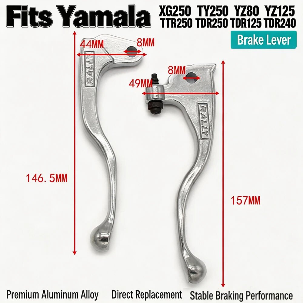 Ручка рычага тормоза сцепления мотоцикла для Yamaha XG250 TRICKER TY250 YZ80 YZ125/250 TTR125L TTR125 TTR250 TDR250 TDR125 TDR240