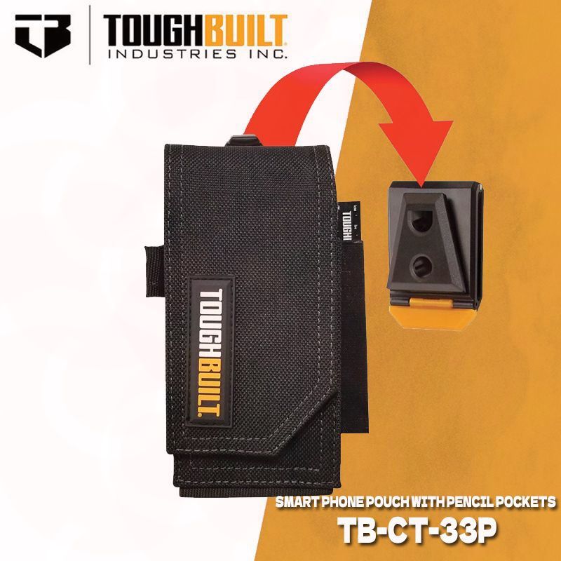 TOUGHBUILT TB-CT-33P Большой чехол для смартфона с блокнотом и карандашом