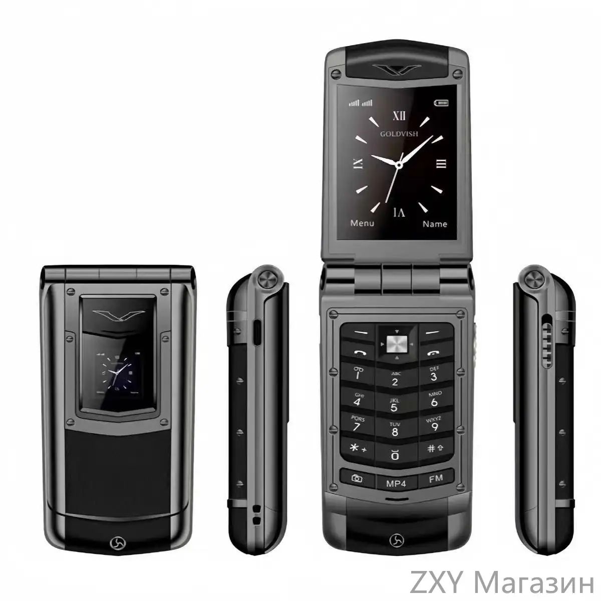 Мобильный телефон V77 Ayxta, черный матовый