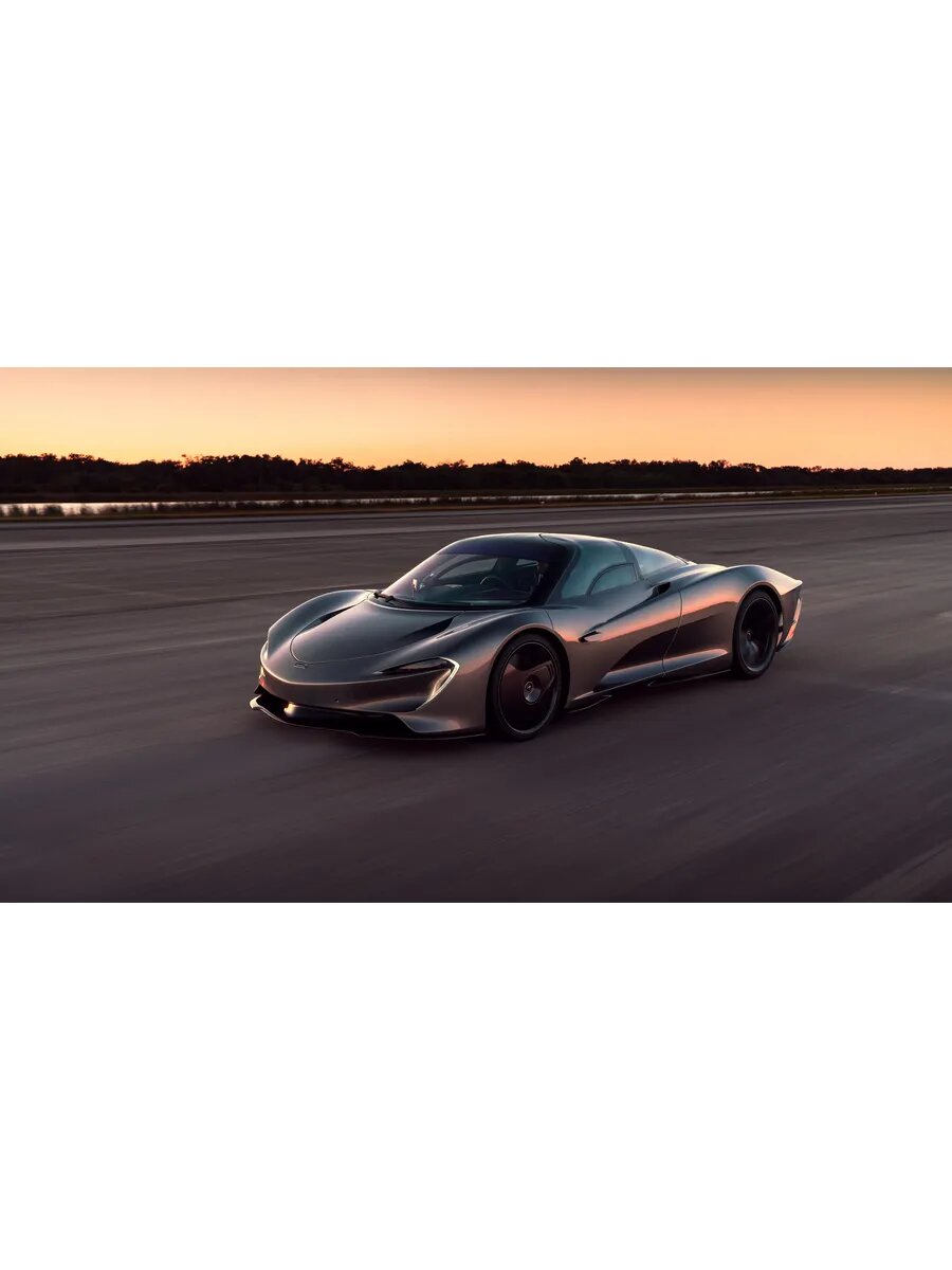Плакат "mclaren speedtail concept 2020 az" А4