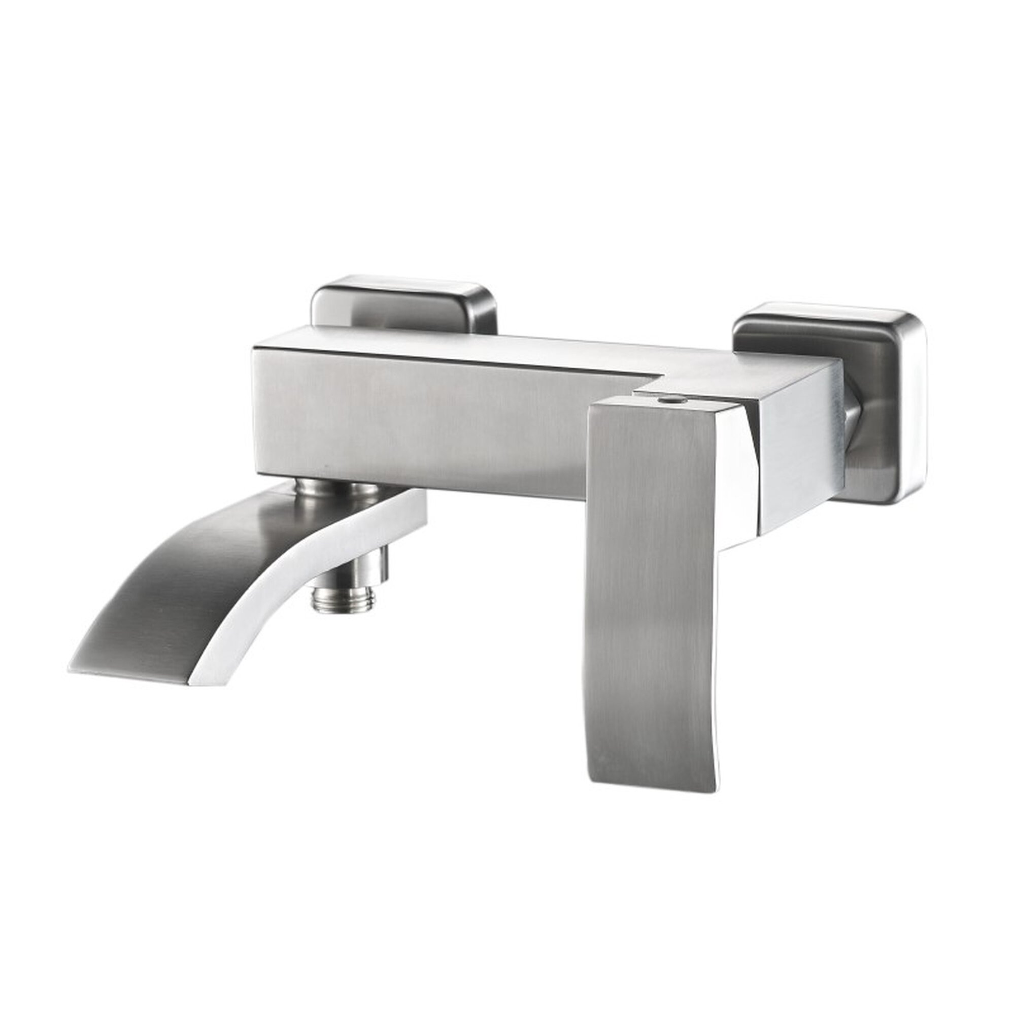 Смеситель для ванны Haiba HB60815, цвет сталь, керамический картридж
