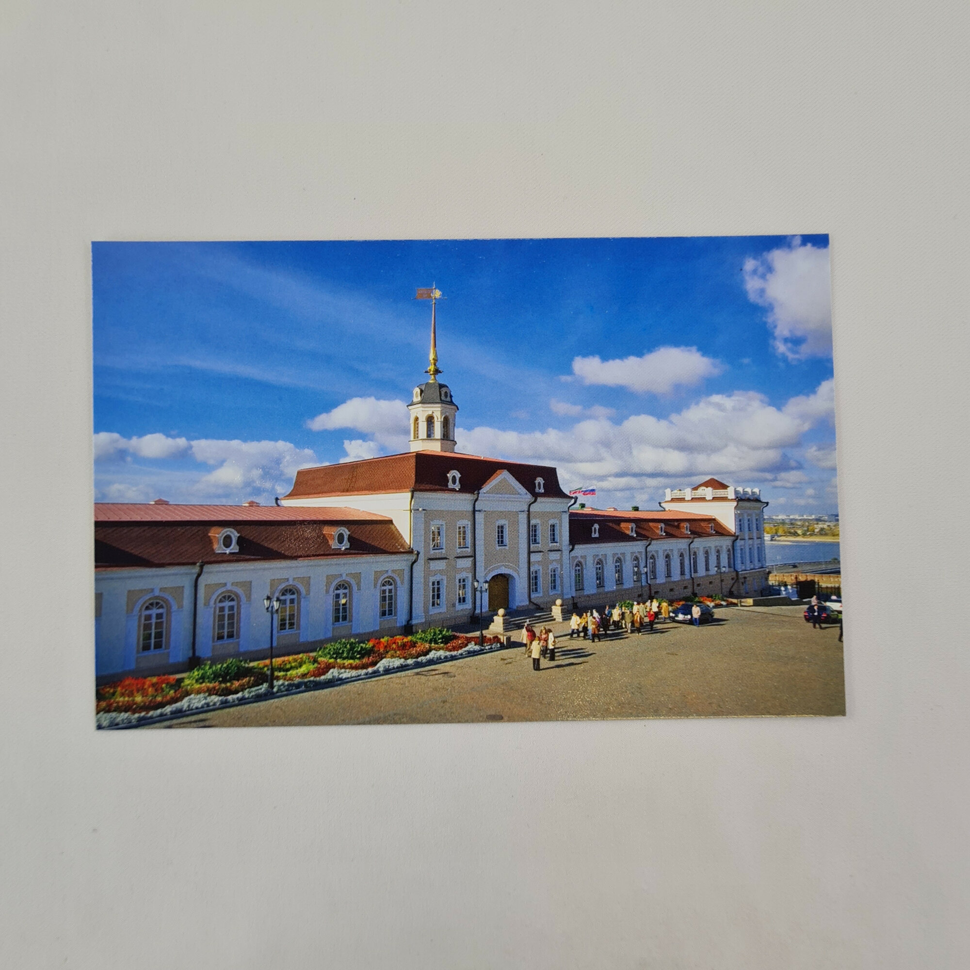 Открытка старинная. Казанский Кремль, главное здание Пушечного двора, архитектура Казани