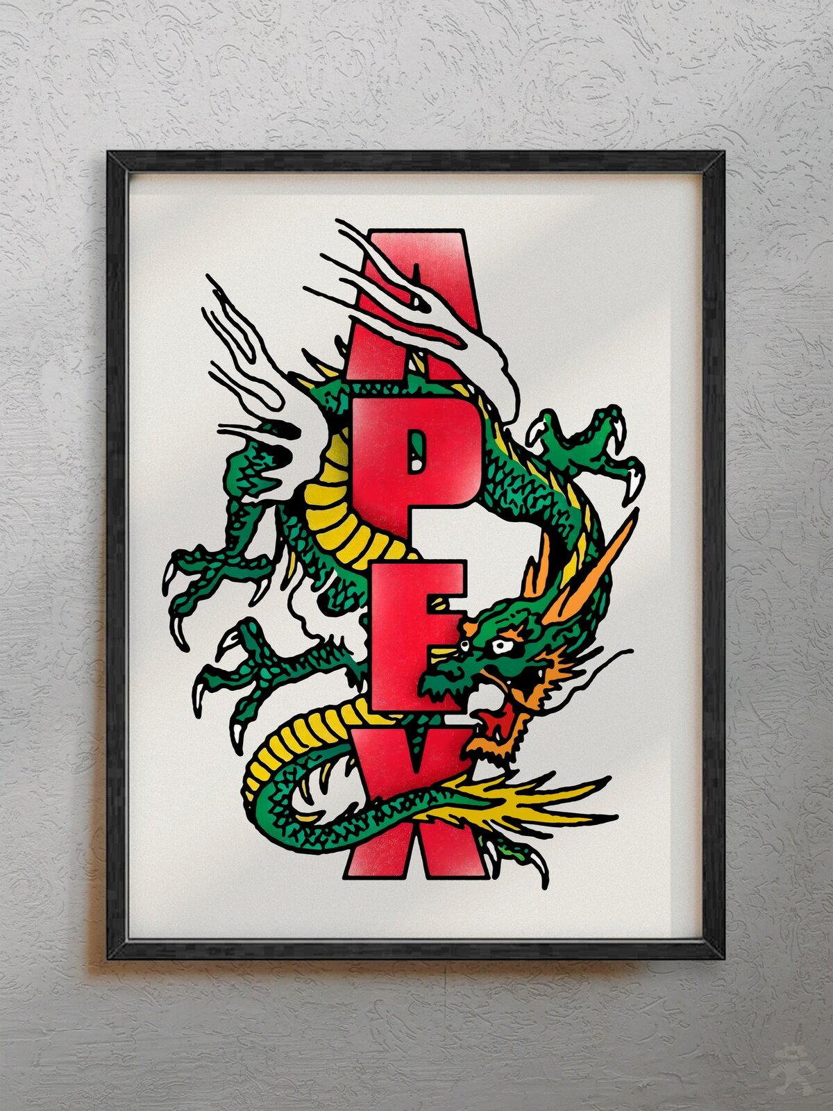 Интерьерный постер "APEX" в стиле pinterest, формат 30x40 см