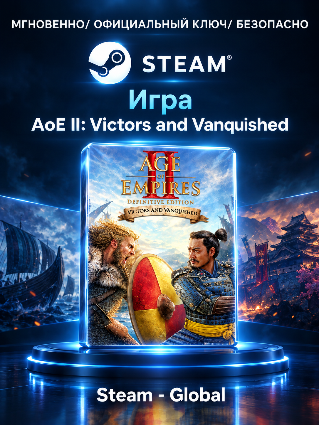 AoE II: Victors and Vanquished, ключ Steam