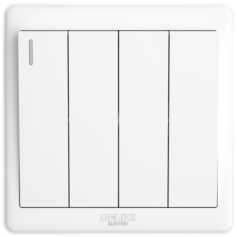 DELIXI CD815 Series Четырехконтактная четырехпозиционная одноконтрольная выключательная панель QSE864K1