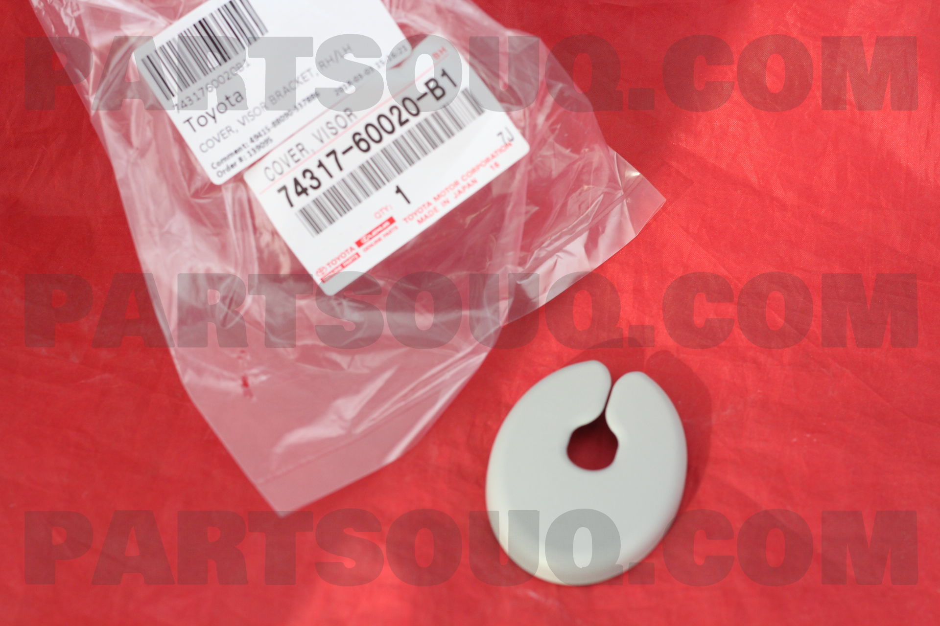 Заглушка/cover, visor Toyota 74317-60020-B1