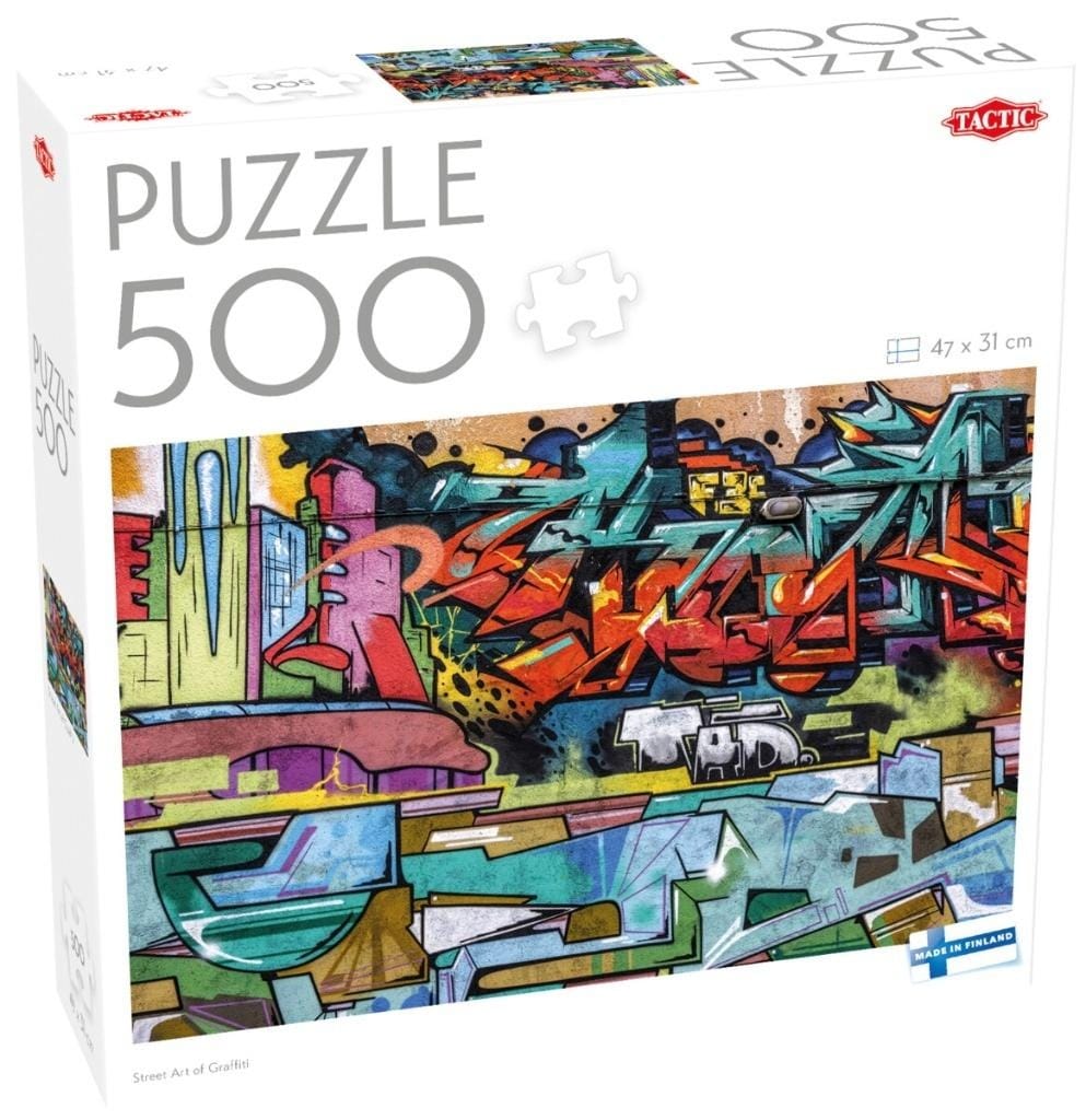 Пазл Tactic Puzzle Lovers Уличное искусство граффити, 500 элементов