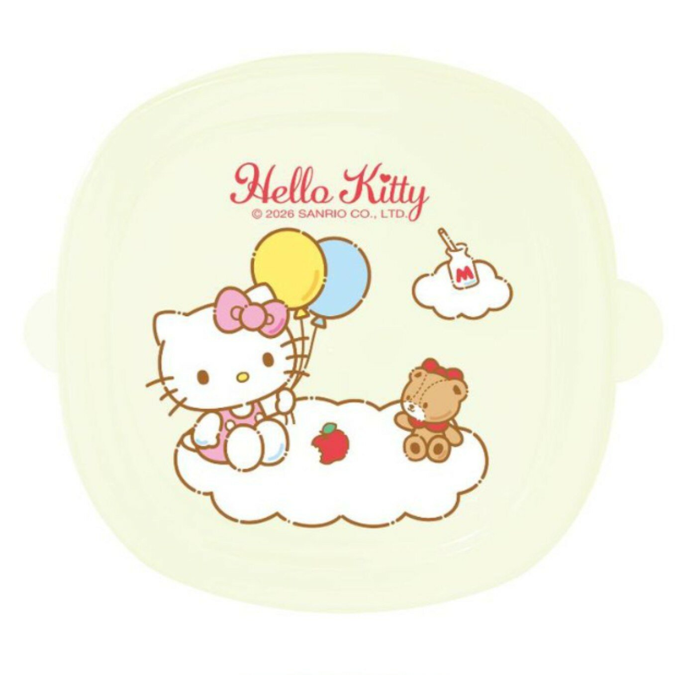 Официальный мини контейнер для мытья и хранения фруктов Sanrio, переносной, пищевой, дизайн Хеллоу Китти