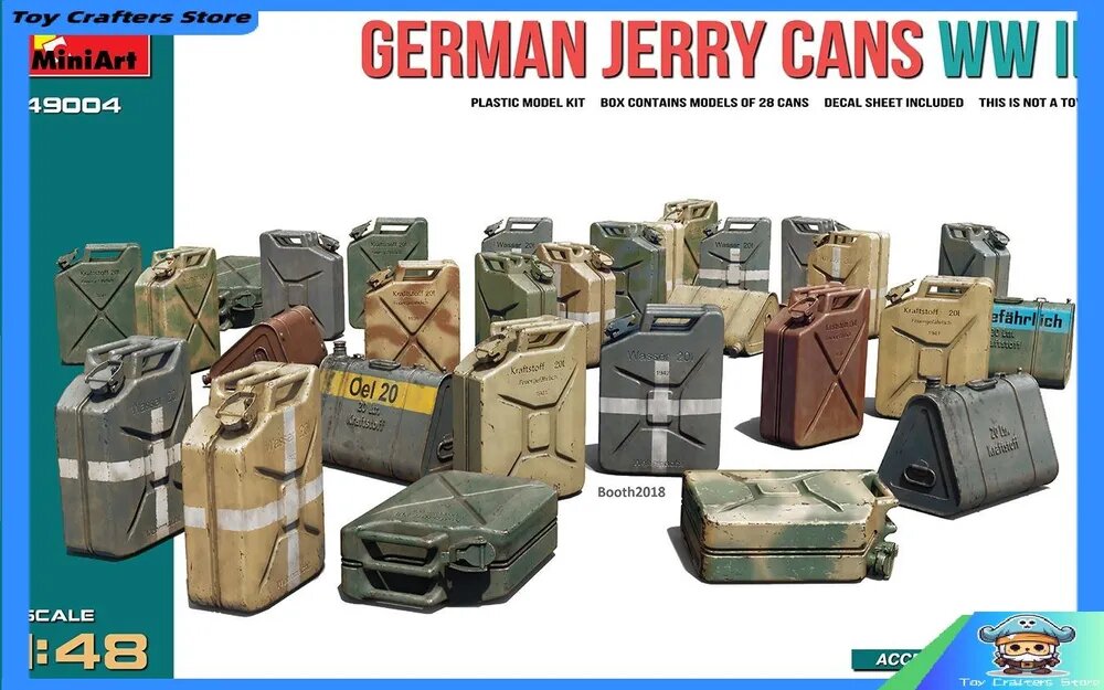 Эксклюзивная сцена Miniart 49004 в масштабе 1/48 с немецкой бочкой для горючего