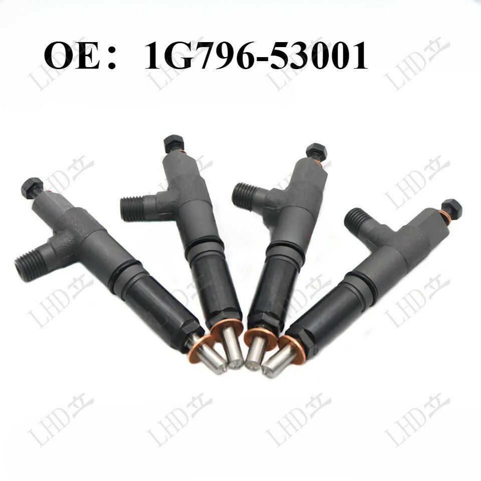 Топливная форсунка 1G796-53000 1G796-53001 1G796-53002 для двигателей Kubota V2203 V2403, 4 шт.