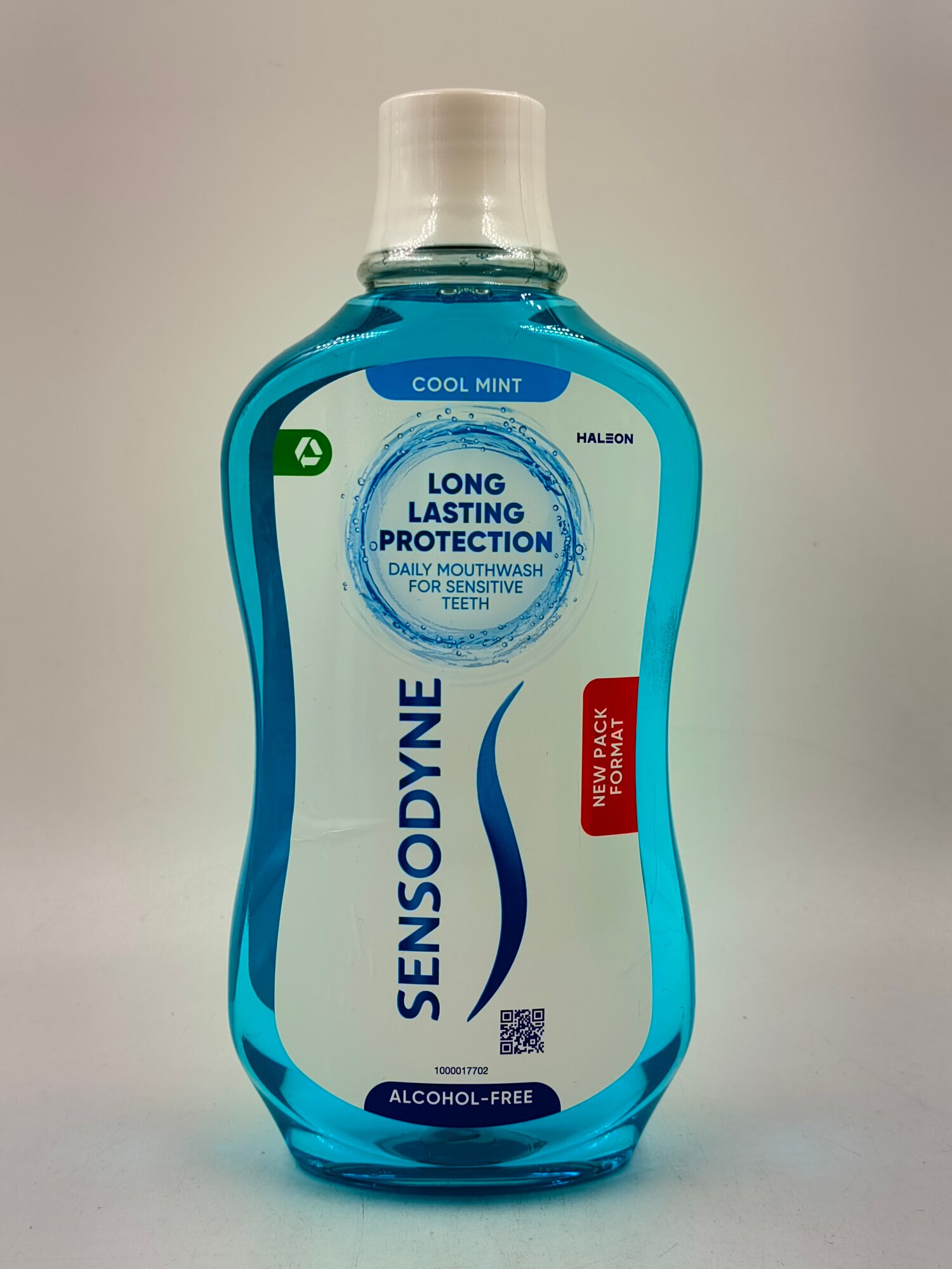 SENSODYNE ополаскиватель для полости рта Cool Mint, без спирта, 500 мл (из Финляндии)