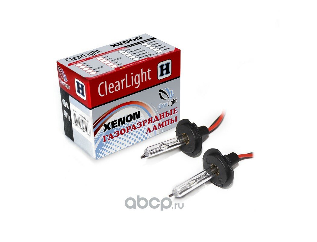Лампа ксеноновая Clearlight H7 6000K ClearLight LCL00H7600LL, H7