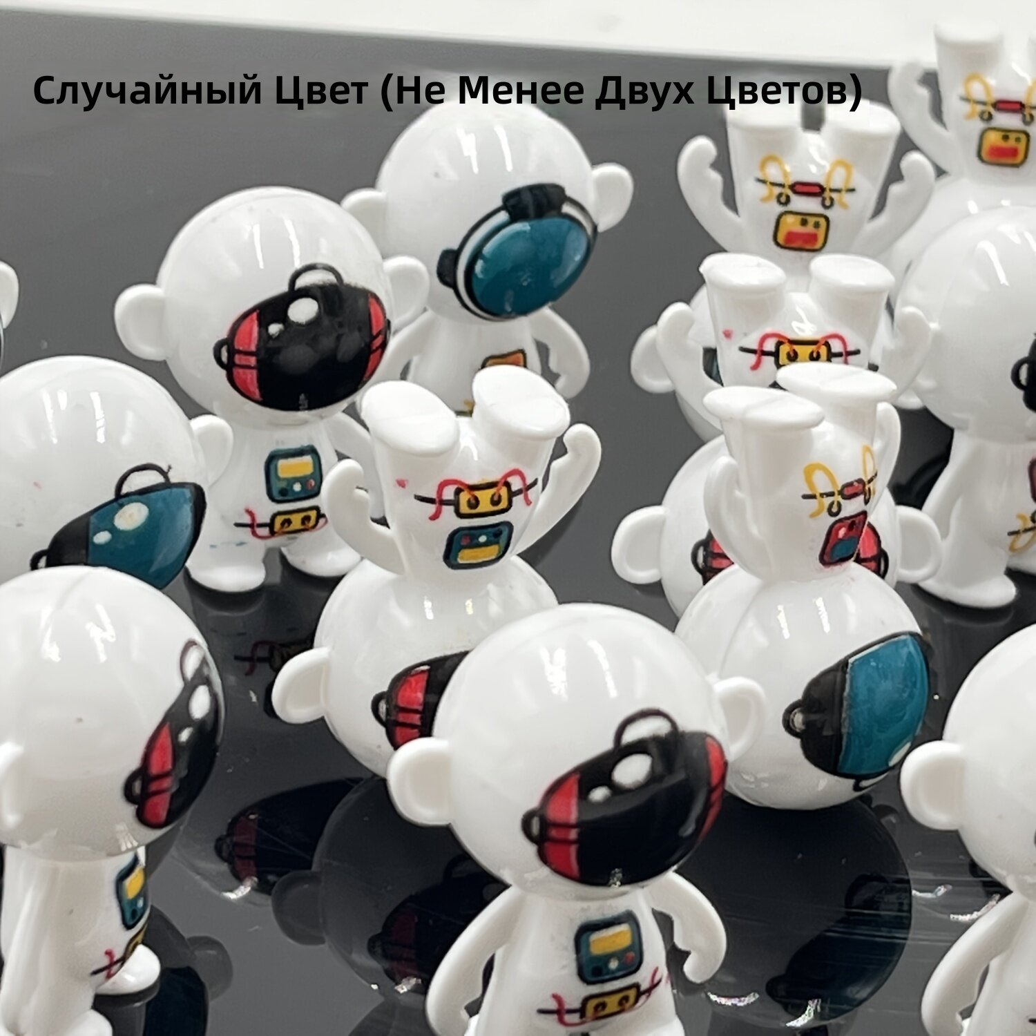 Вертящиеся фигурки Астронавт, набор из 40 штук, случайный цвет, игрушки-неваляшки для детей от 3 лет, подарок на праздник и школьный приз