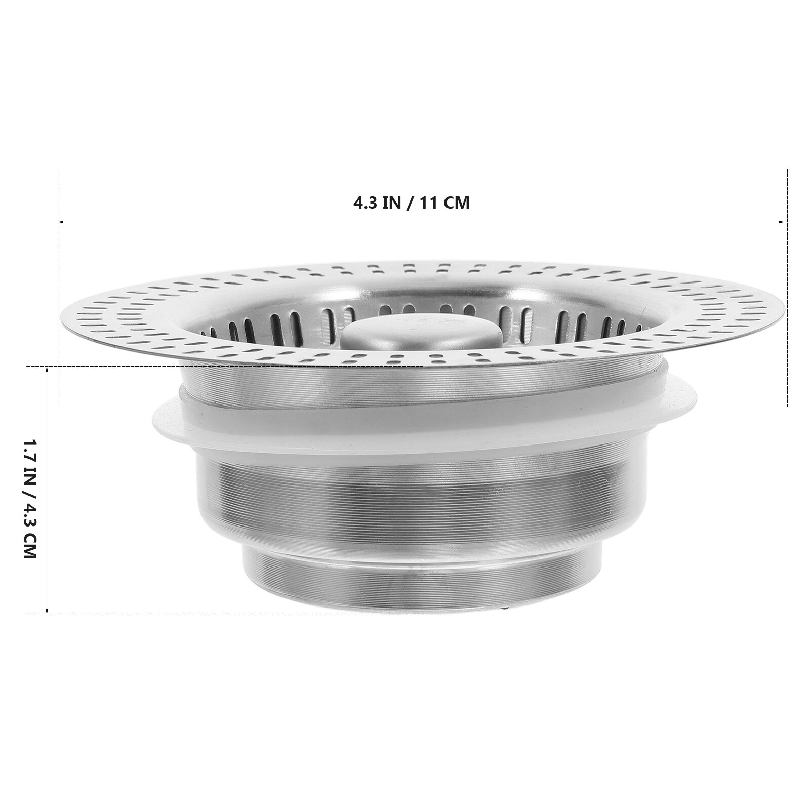 Стainless Steel Sink Strainer Корзина Для Кухонной Раковины 11.00X11.00X4.30Cm