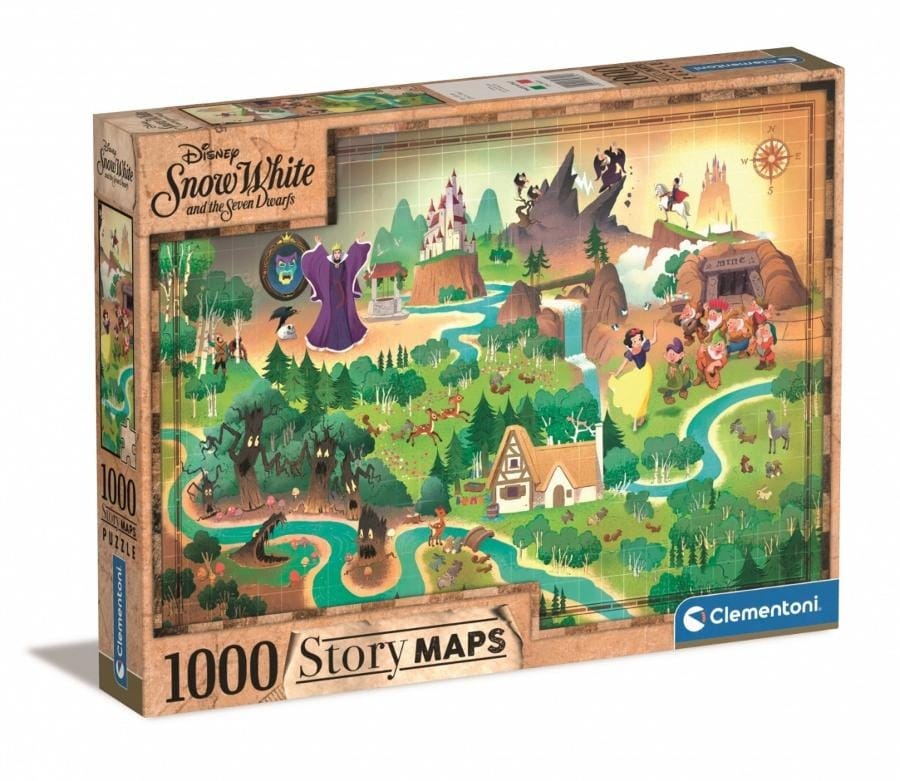 Пазл Clementoni Story Maps "Белоснежка", 1000 элементов