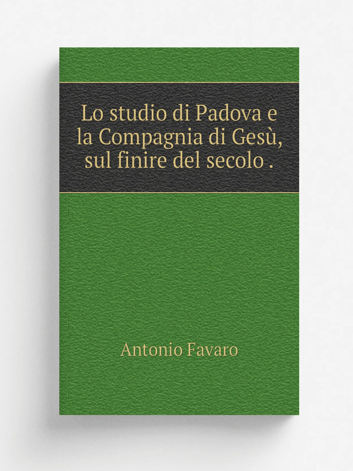 Lo studio di Padova e la Compagnia di Ges, sul finire del secolo . | Antonio Favaro | 1878 | G. Antonelli | Репринт
