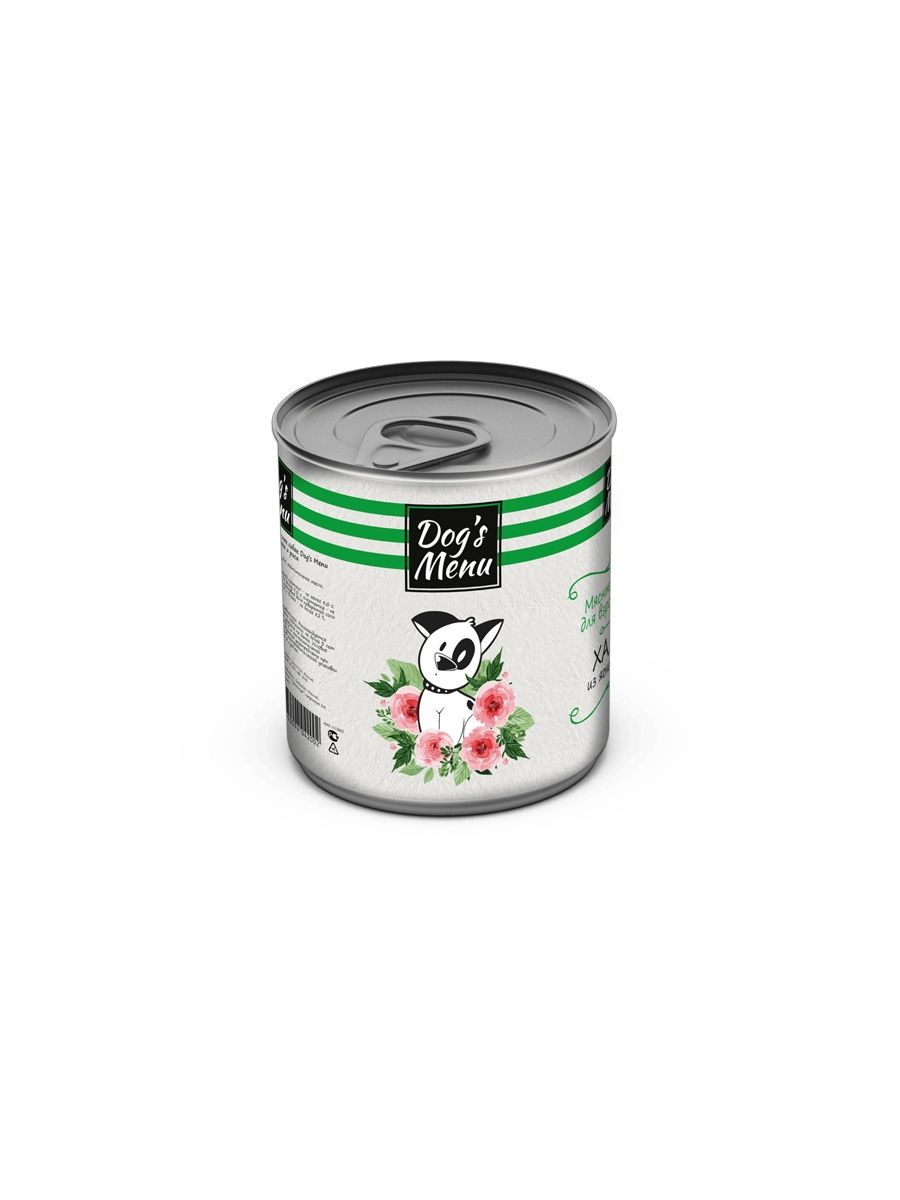 Dog s Menu Консервы для взрослых собак Хаггис из ягненка и риса , 750 г
