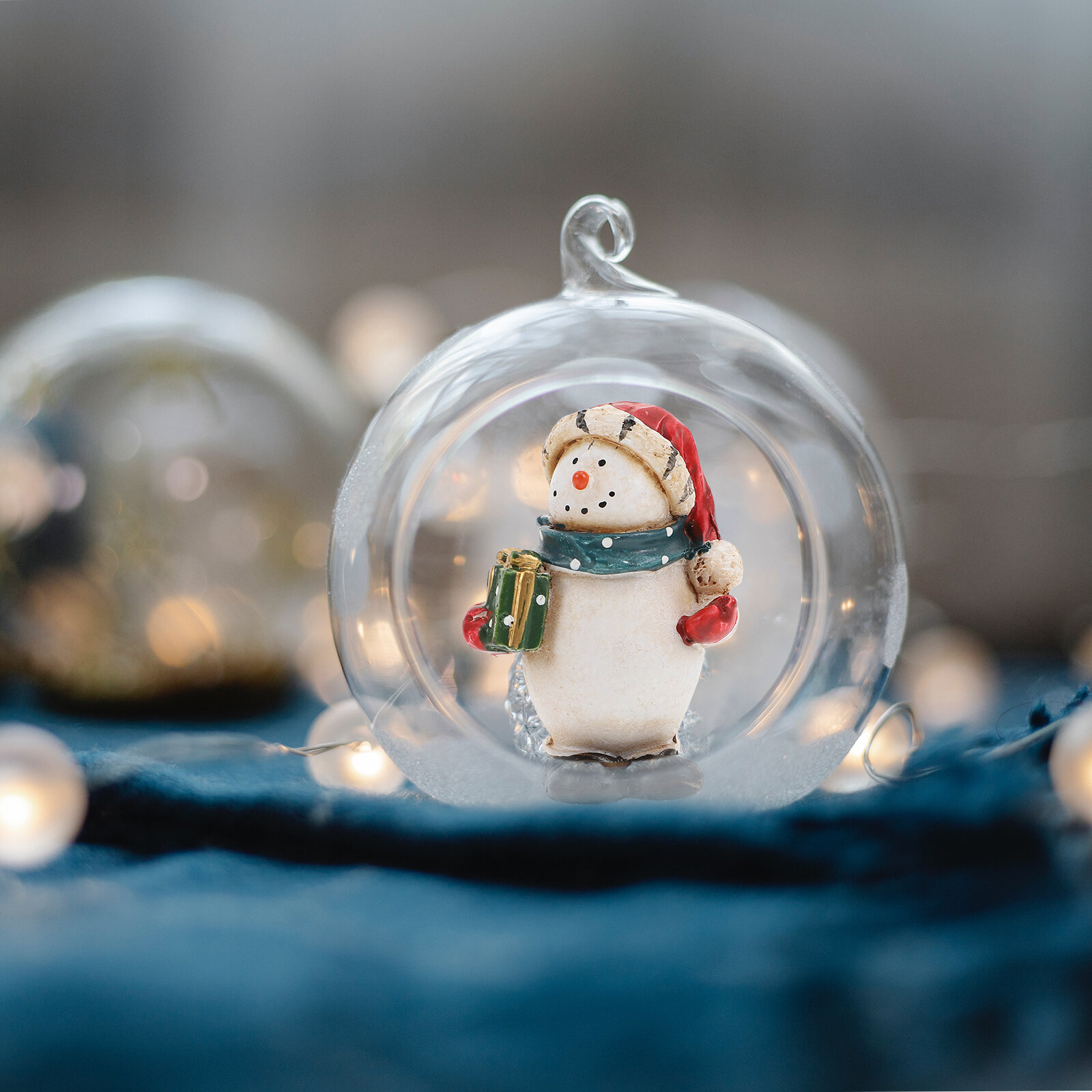 1 Штук Снеговик Настольное Украсительное Адornment Оформление Christmas Decoration Размер 6X5X3Cm