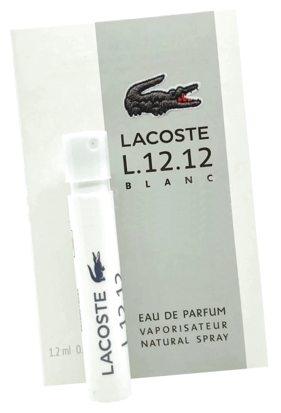 Пробник парфюма Lacoste Eau De Lacoste L 12 12 Blanc Pure 1.2 / Парфюмерная вода Лакост Л 12 12 Бланк миниатюра