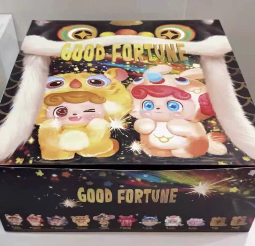 9-Набор Полной Гадальной Коробки JOTOYS Qbao Good Fortune с Редкими Скрытыми Дизайнами, Неповторимая Коллекция