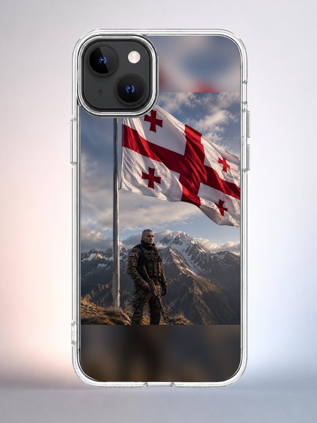 Чехол iphone 12 Военный с Y2K Indie Sleaze