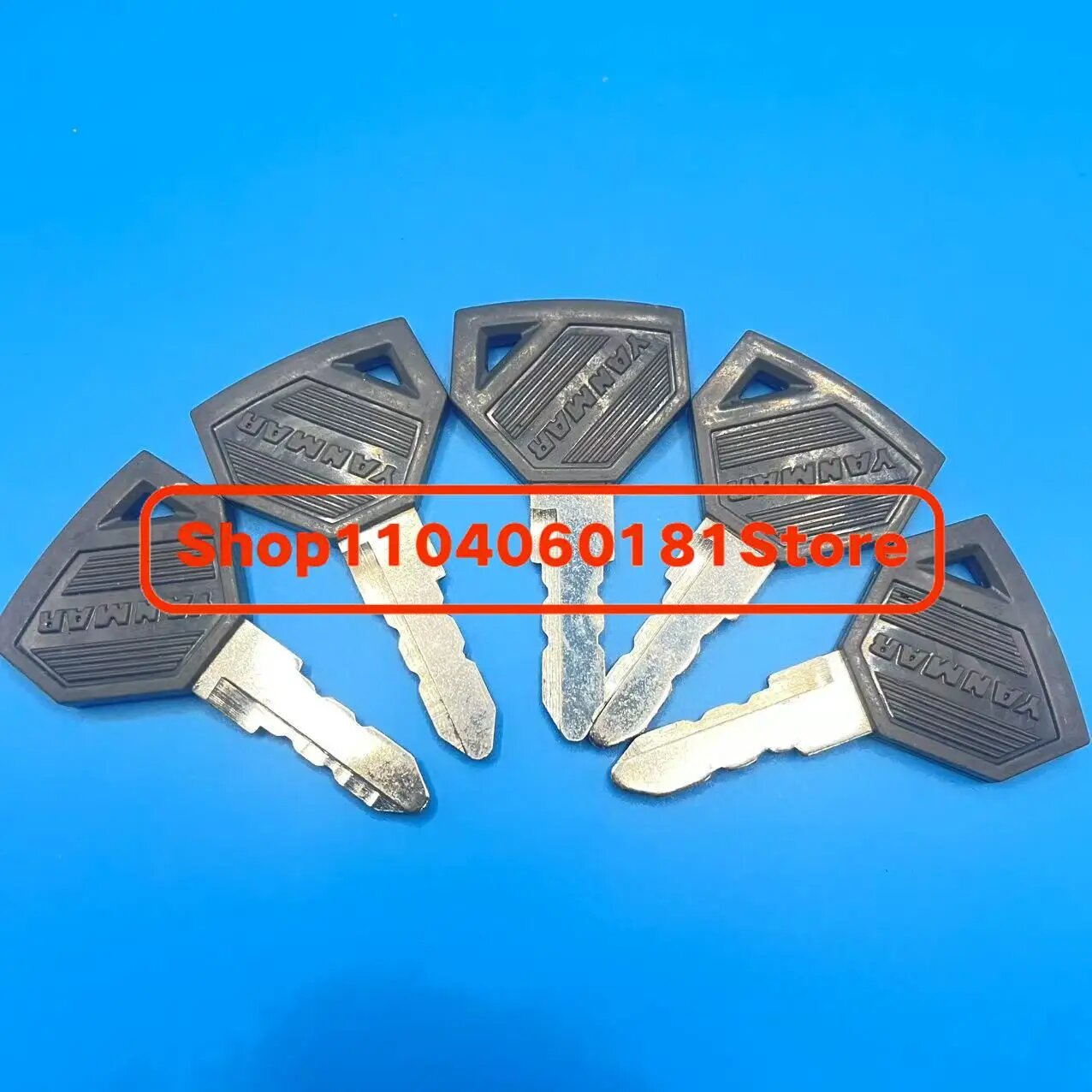 5 шт. подходят для ключа экскаватора Yanmar, универсальный 17 18 20 30 35 55 65 80 стартовый замок 52160 новый ключ зажигания