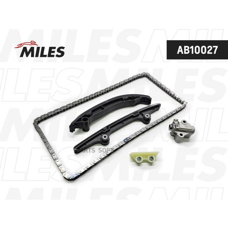 Комплект цепи ГРМ FORD TRANSIT 2.2 06- без звездочек MILES MILES AB10027 | цена за 1 шт