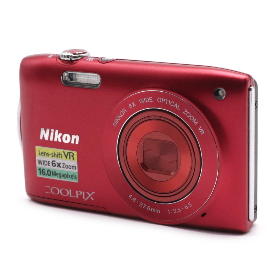 Компактный фотоаппарат Nikon Coolpix S3300 red