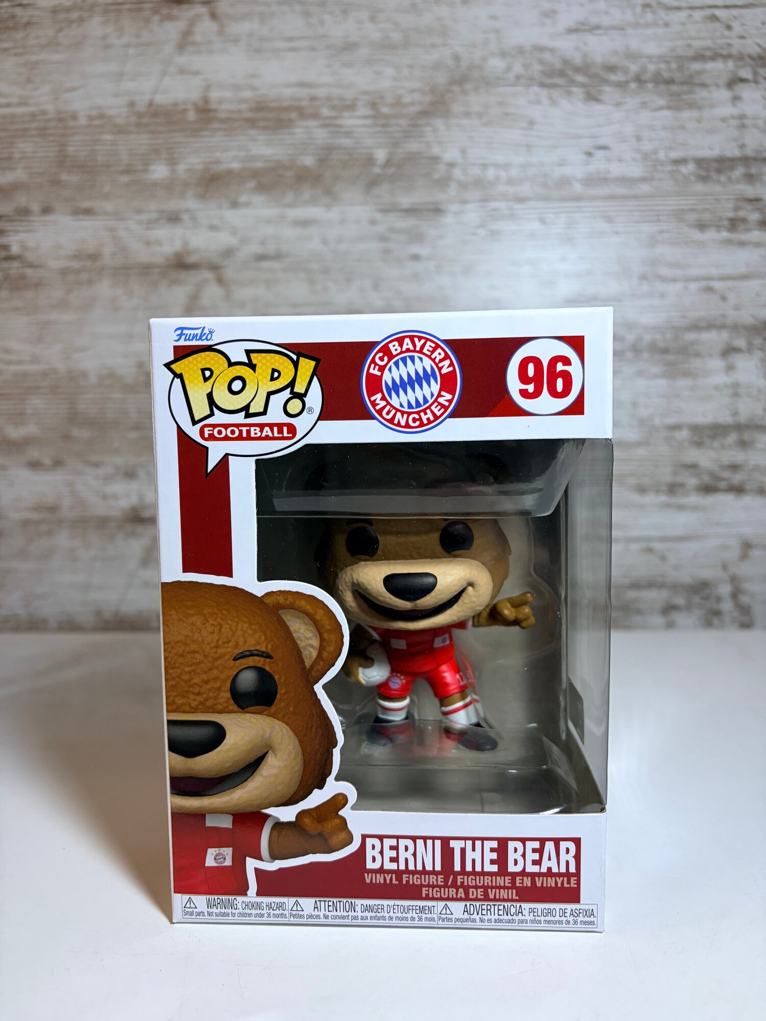 Funko pop Berni the bear, FC Bayern Munchen, #96, фигурка Фанко , 10 см