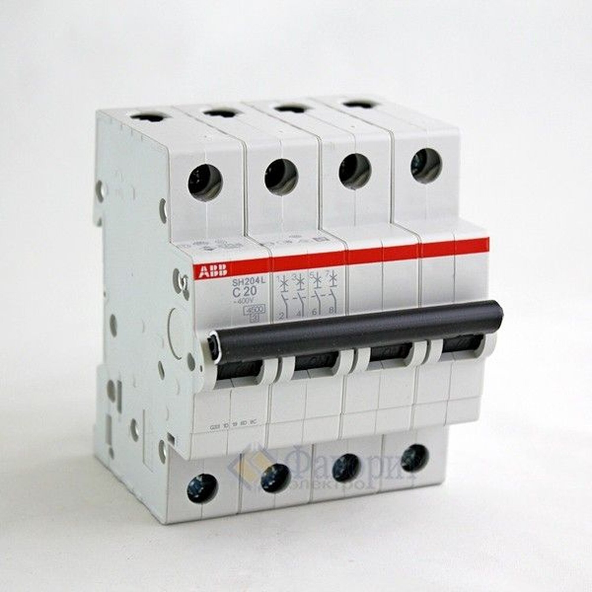Автоматический выключатель ABB SH204 C20A 6kA 2CDS214001R0204