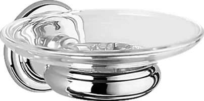 Мыльница Keuco Astor 02155 настенная, круглая, хром