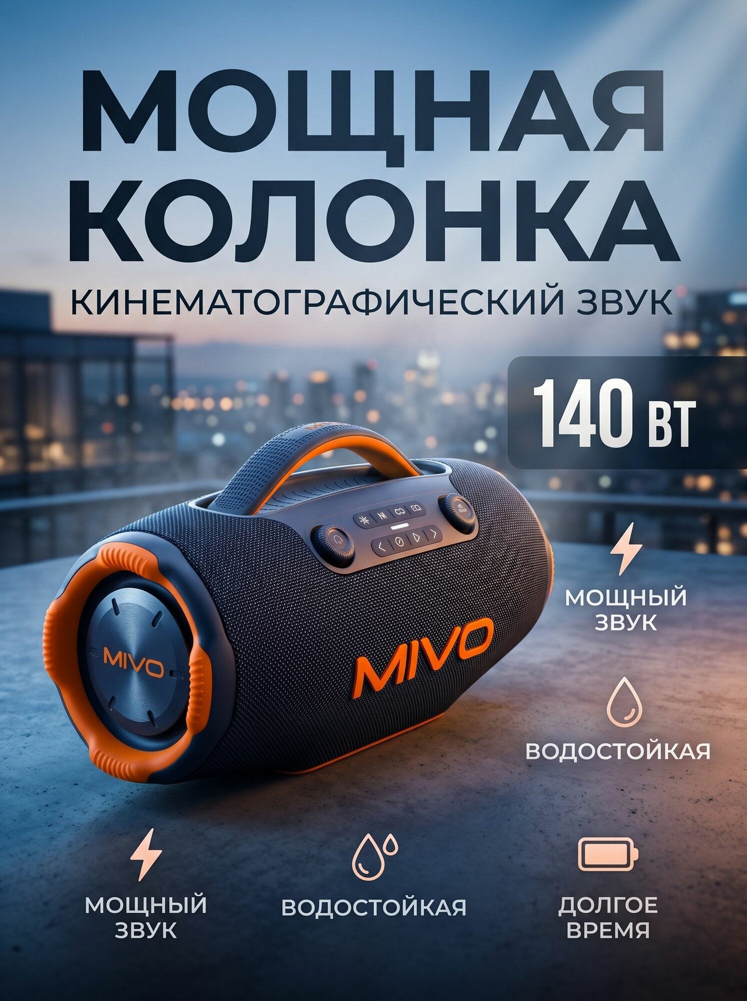 Портативная Bluetooth колонка Mivo M77