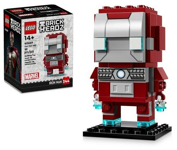 Конструктор Lego 40669 Brickheadz Железный человек ,101 деталь