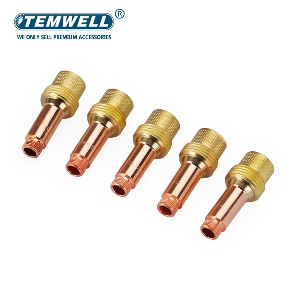Цанговые корпуса TEMWELL TIG WP17/18/26, 5 шт, 1.0-4.0 мм
