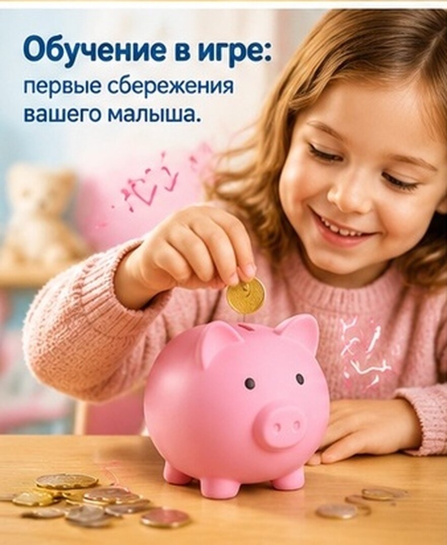 Свинья-Копилка Для Детей Розового Цвета 10X8 Cm Идеальный Подарок На День Рождения И Праздники