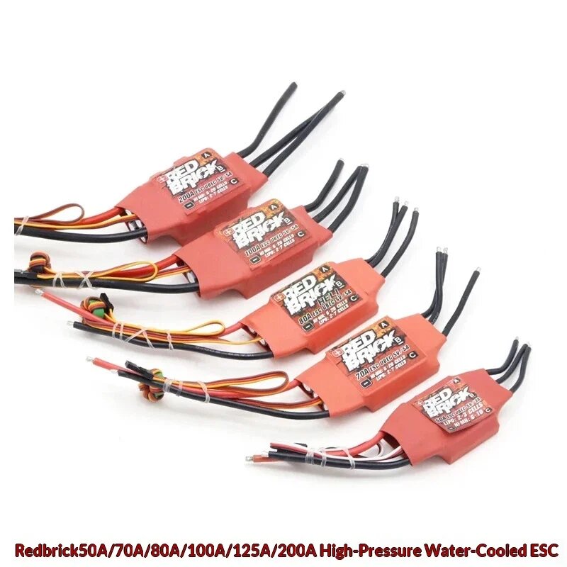 Red Brick RC Boat ESC 50A-200A с водяным охлаждением 200A