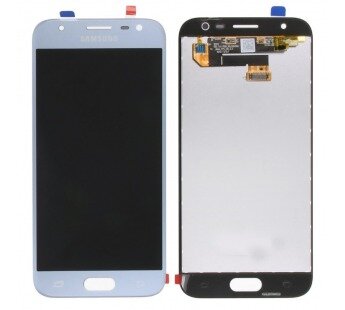 Дисплей для Samsung J330F Galaxy J3 (2017) в сборе (голубой) ОРИГ100% + набор инструментов и клей