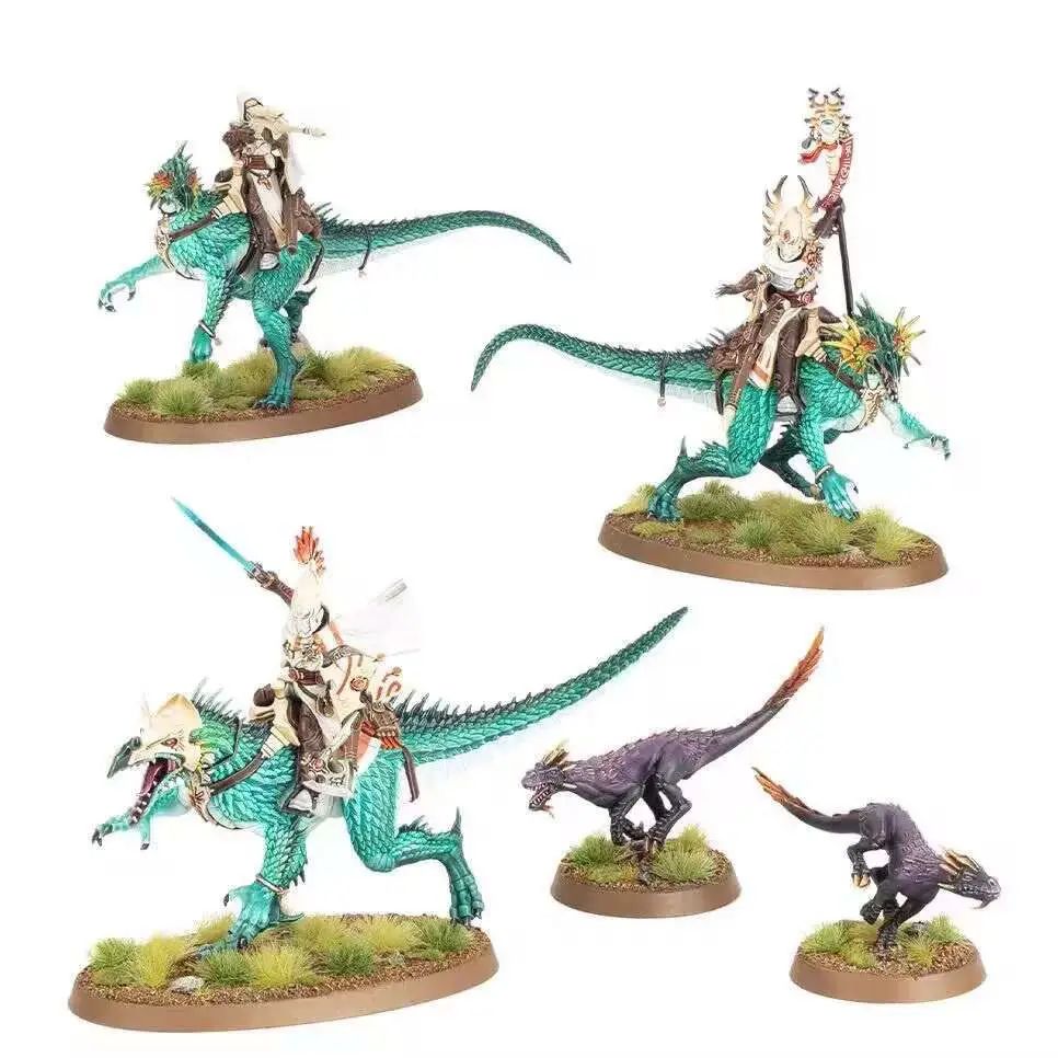 Миниатюра Повелители драконов / Aeldari Exodite Dragon Masters Kill Team (Смола, Литье)